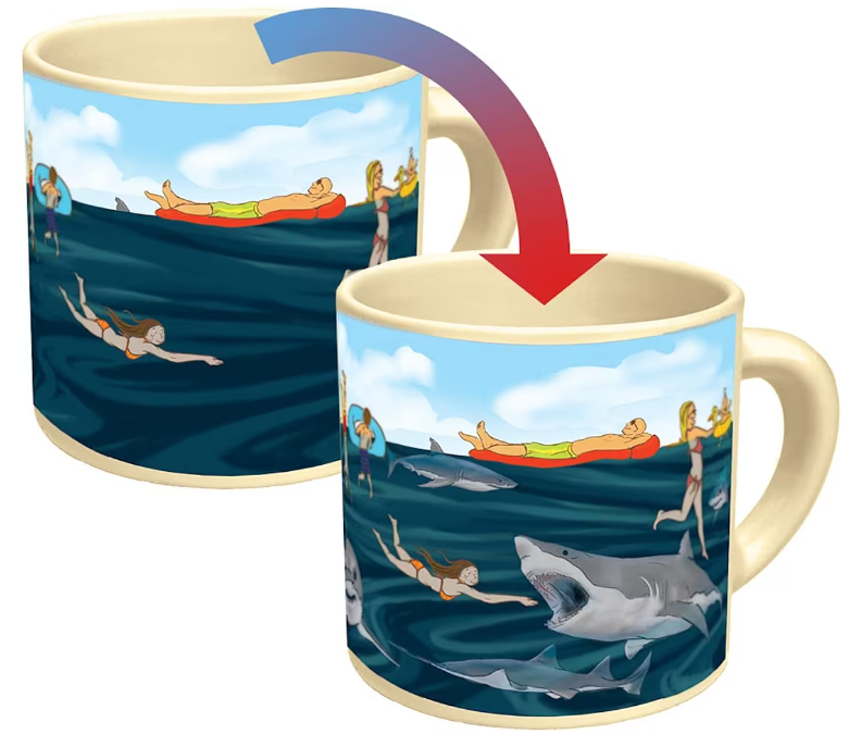 Shark Attack Color Change Coffee Mug – ripleysaquariumstore